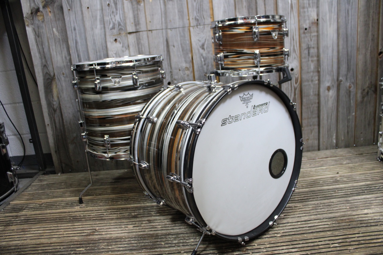 Ludwig Standard S-320 Outfit in Bronze Strata rustydrums.co.uk