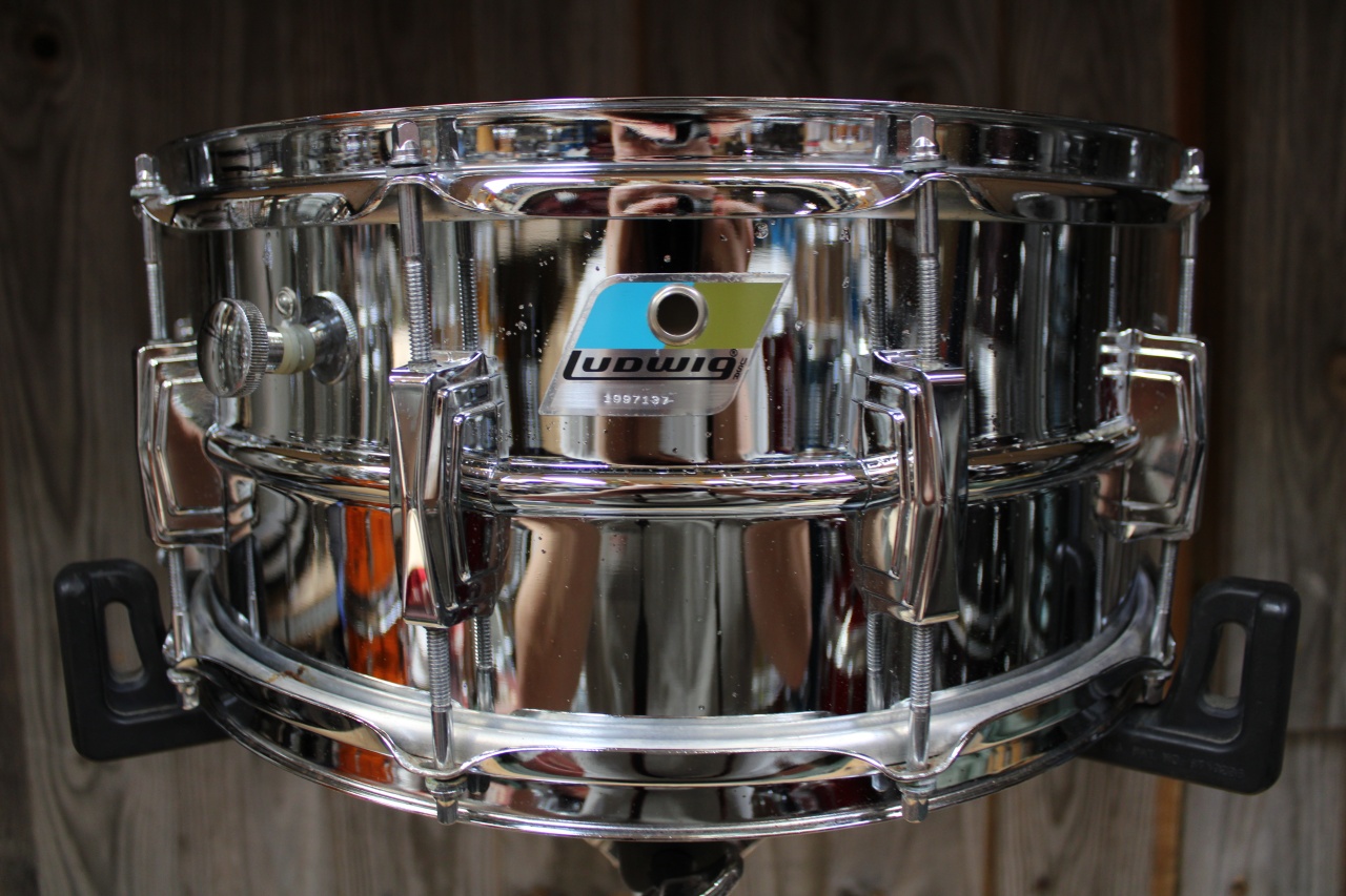 Ludwig late 70's Supraphonic 402 Sn 1997137 rustydrums.co.uk
