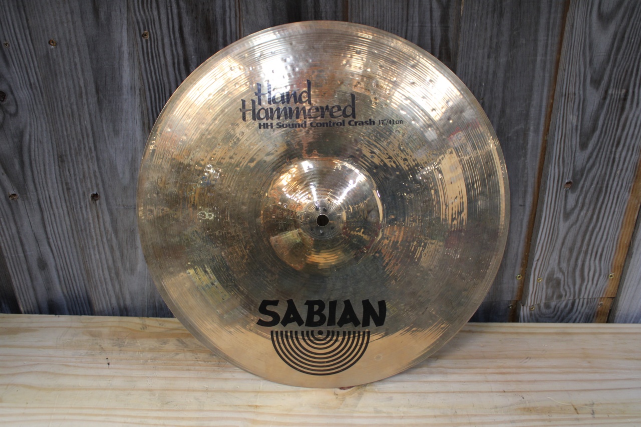 Sabian Hand Hammered HH Sound Control Crash 17" 1098g rustydrums.co.uk