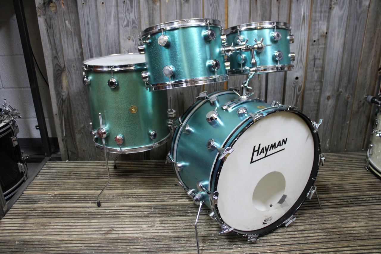 Hayman Vibrasonic Showman Outfit in Faded Midnight Blue rustydrums.co.uk
